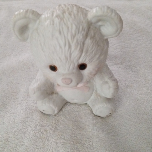 Accents | Fine Porcelain Bear Flower Pot | Poshmark